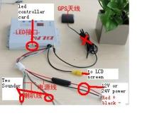 China Single Color Programmable Bus Moving Message LED Sign , P16 Red Commercial Led Display for sale