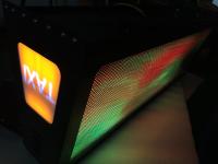China Custom design led display led display for taxi , 3g sifi usb net cable gps controller for sale