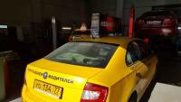 China Digital car led display board , 3G taxi top sign 1/8 scanning for sale