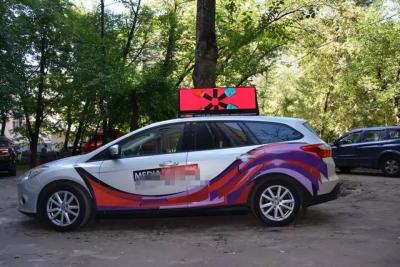 China Customized Double Side Taxi LED Display Outdoor High brightness for sale
