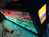 China Great effect Taxi LED Display / multi - color taxi digital advertising electronic for sale