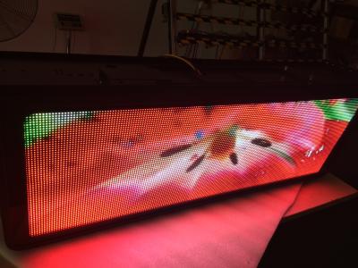 China Great effect Taxi LED Display / multi - color taxi digital advertising electronic for sale
