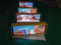 China Flexible taxi display advertising , High brightness taxi sign board for sale