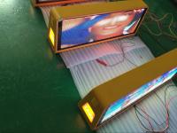 China 6mm Pitch Taxi LED Display Waterproof IP65 Full Color 128 x 16dot Resolution for sale