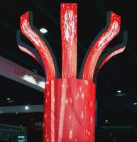China Animation flexible transparent photos Led Billboard Display Energy saving for sale