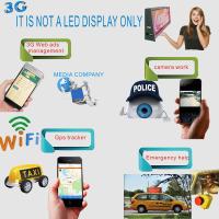 China Energy saving Double Side P5 Taxi LED Display surpport 3G Wireless GPS , 160mm× 160mm for sale