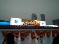 China p8 p10 outdoor led screen advertising , HD led video wall Energy saving for sale