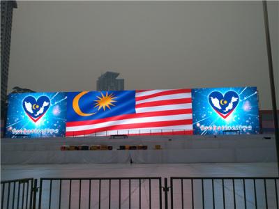 China p8 p10 outdoor led screen advertising , HD led video wall Energy saving for sale