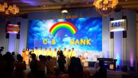 China Electronic advertising Indoor Led Screens RGB led display front service cabinet for sale