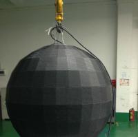 China P4 SMD Curved Led Display High Definition Video Ball in the Museum for sale