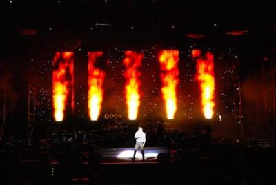 China Full Color Led Stage Backdrop Long Lifespan for sale