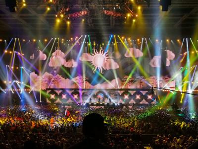 China High Contrast Stage Ratio Indoor Led Screen P6 Rental , Die Casting Led Display for sale