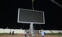 China Advertising Video Media facade Outdoor Full Color Led Display With Fixed Installation for sale