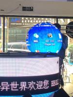 China SMD P4 Indoor Full Color Sphere Led Display Curved Led Panel Ball Shaped for sale