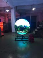 China SMD P4 Indoor Full Color Sphere Led Display Curved Led Panel Ball Shaped for sale