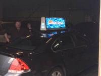 China P5 P4 Led Car Taxi Top Mobile Led Display 4G Internet Slim Aluminum Cabinet for sale