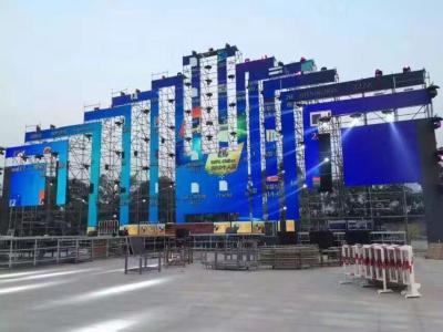 China 500*1000Mm Outdoor Rental Led Display Video Wall Light Cabinet Of Aluminum Die Casting for sale