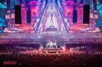 China 1R1G1B Indoor Rental Led Display , Led Video Wall Curtain 1200cd/m2 Brightness for sale