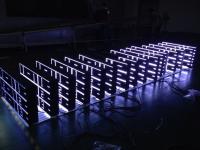 China Outdoor White Scrolling Led Sign Cabinet For Advertising AC220V / 110V for sale