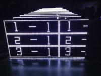 China Outdoor White Scrolling Led Sign Cabinet For Advertising AC220V / 110V for sale