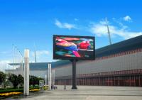 China Outdoor Fixed Full Color Led Screen 6000cd/sqm Brightness 2-3 Years Warranty for sale