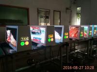 China SMD 3528/2727 full color taxi top advertising led display for indoor / outdoor for sale