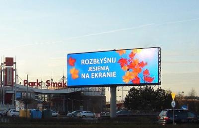 China 16mm Outdoor Full Color Led Display Screen Advertising 3906 Dots Energy Saving 50% for sale