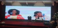 China Rental Full Color LED Curtain Display , P3 Stage Background Video Wall Screen for sale