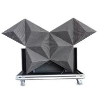 China Nightclub Decoration 3d Custom LED Display Screen Video Dj Booth Full Color AC 110-220V for sale