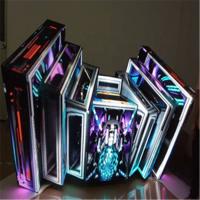 China Nightclub Decoration 3d Custom LED Display Screen Video Dj Booth Full Color AC 110-220V for sale