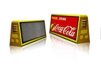 China 3G Wireless Taxi Top LED Mobile Billboard Outdoor Advertising Video Screen P5 for sale