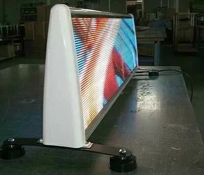 China Taxi Top LED Display Panel High Brightness P5 3 Years Warranty for sale