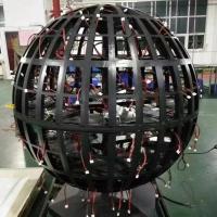 China 360 Degree Full Color Round Shape LED Display Ball Global Video Sphere 4mm Pixels for sale