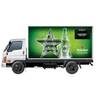 China P5 Outdoor LED Display Screen Wall Truck LED Mobile Billboard Trailer AC220V/110V for sale