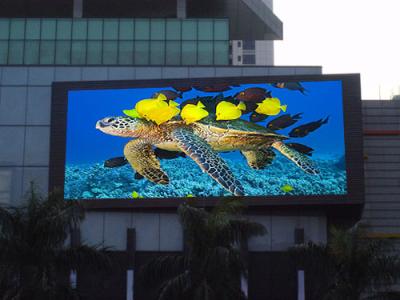 China 48bit Colors Outdoor Advertising Led Display P16 High Resolution 2r1g1b for sale