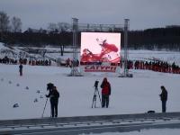 China Iron Outdoor Led Video Wall Rental 1R1G1B P10 1 / 4 scan IP65 220V / 50Hz for sale