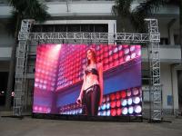 China P4 1R1G1B SMD 110V / 60Hz Aluminum or Iron Full Color Led Stage Backdrop Screen for sale