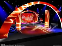 China Indoor SMD 3 in 1 Led Stage Backdrop Screen P7.62 1 / 8 Scan IP45 220V / 50Hz for sale