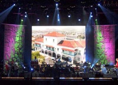 China Electronic Full Color P7.62 SMD 3 in 1 3528 1R1G1B Indoor Led Stage Backdrop Screen for sale