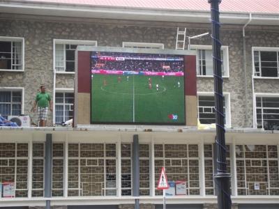 China 12 Sport Wall Mounted Outdoor Full Color Led Display ,Epistar + silan Chip IP65 for sale