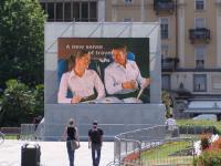 China Video Outdoor Full Color Led Advertising Billboard Super High Brightness 4096 Pixel for sale