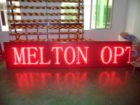 China 10mm Pixel 320 * 160mm Electronic Message Single Color Led Display Modules Waterproof for sale