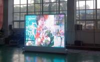 China P10 Transparent Indoor Led Display Glass Screens For Glass Building Advertising Video Wall for sale