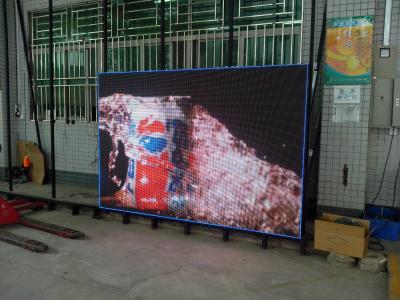 China Indoor Stadium Led Advertising Billboard , P10 16dots * 16dots High Resolution Screen for sale