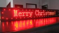 China CE Advertising Single Color Led Digital Scrolling Sign modules Dustproof AC220V / 110V for sale