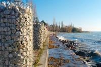 China High Tensile Strength Welded Gabion Retaining Wall with Galvanized Panel and Spiral Wires for sale