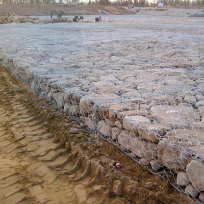 China Gabion Basket Mesh for Flood Prevention Water Conservancy Projects CE ISO Certified for sale