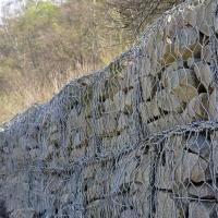 China Woven Gabion Wire Mesh Slope Reinforcement Triple Weave Anti Scour Flood Defense for sale
