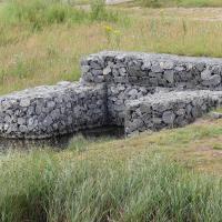 China Woven Gabion Mattress Coastal Wave Dissipation Interlocking Design Saltwater Corrosion Proof for sale