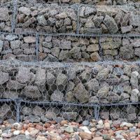 China Woven Gabion Box Reservoir Embankment Reinforcement High Strength Resistant Mesh for sale